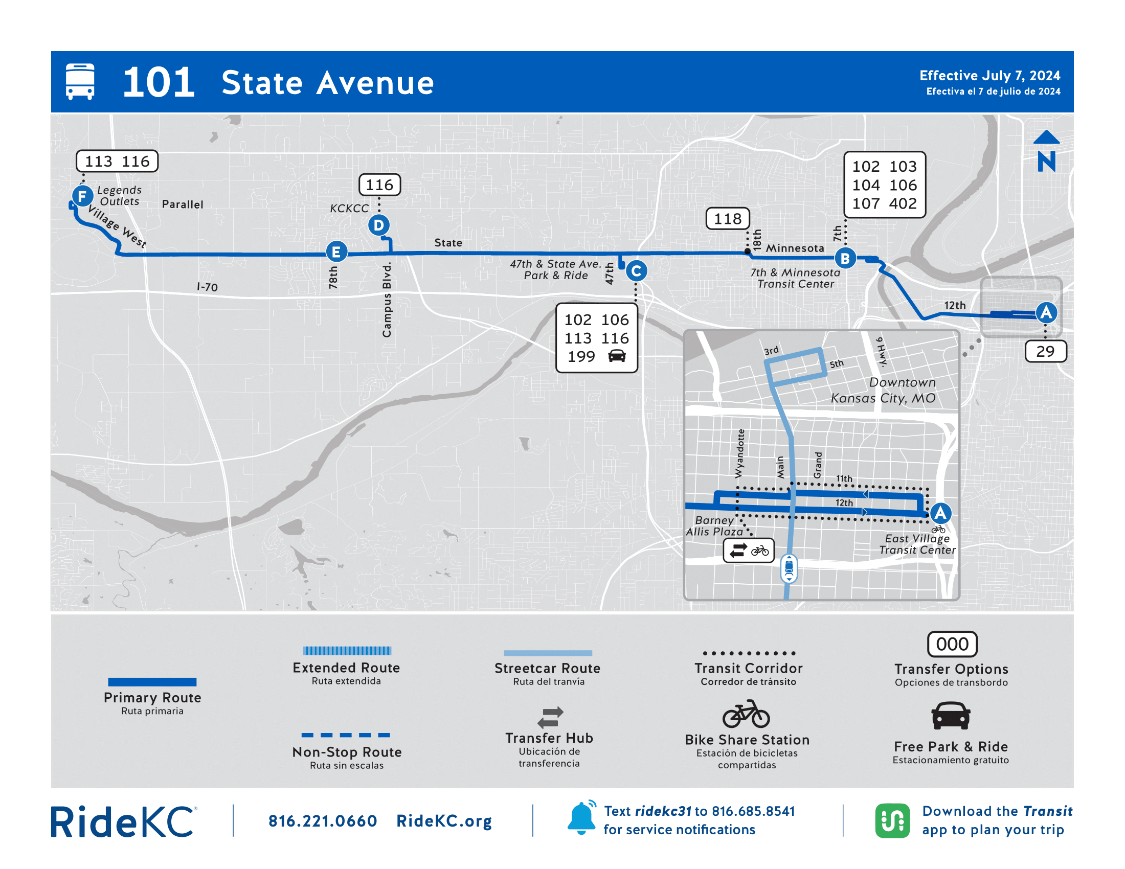 101 State Ave. | Routes | RideKC