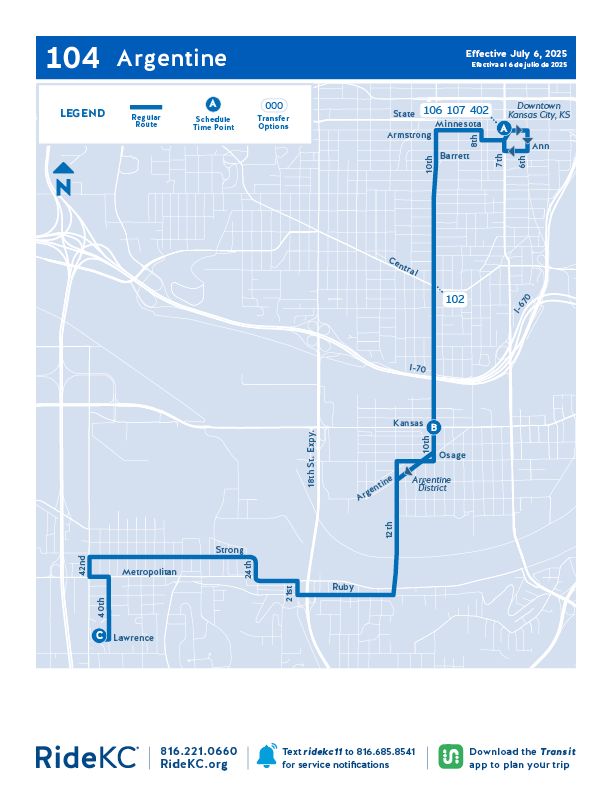 104 Argentine | Routes | RideKC