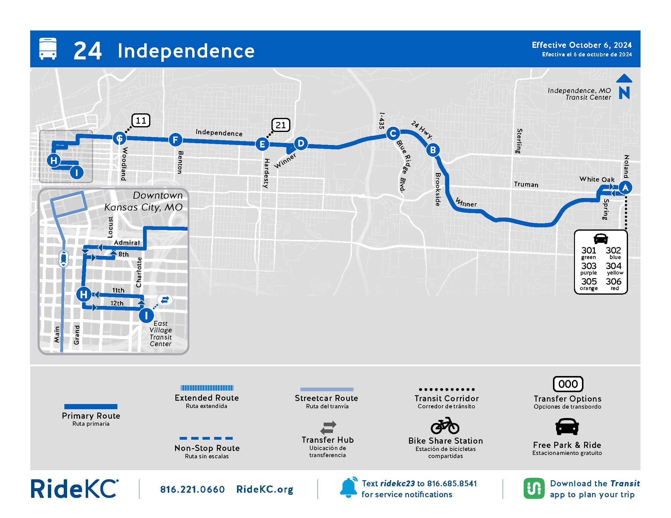 24 Independence | Routes | RideKC